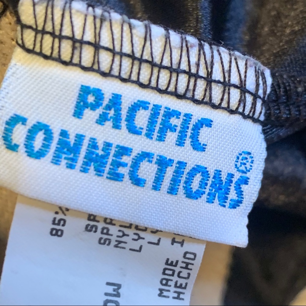 90's Pacific Connections Black/Gold One Piece |20w - Gem